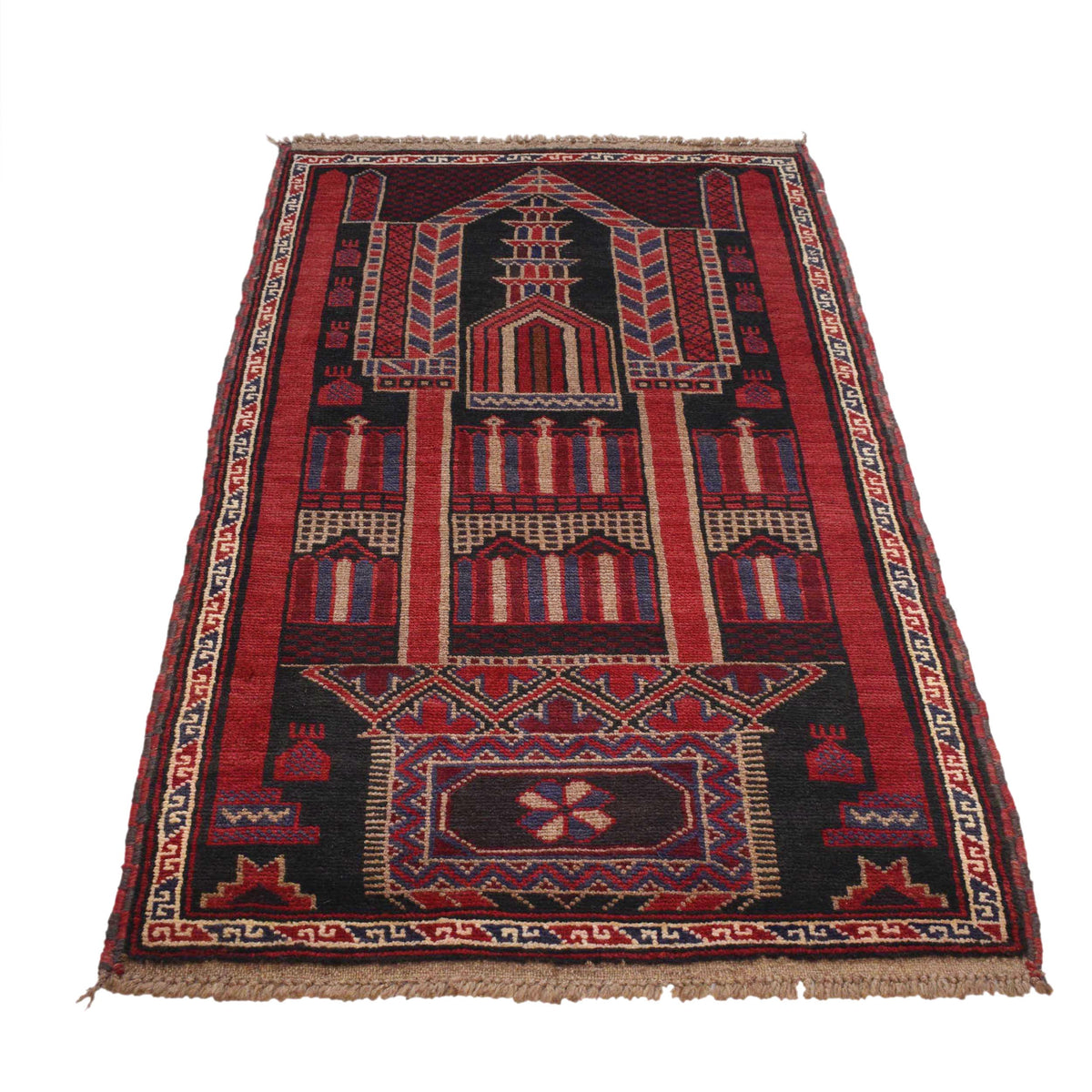 Hand Knotted Afghan 3x5 Jay Namaz Rugs for Sale Pakistan.