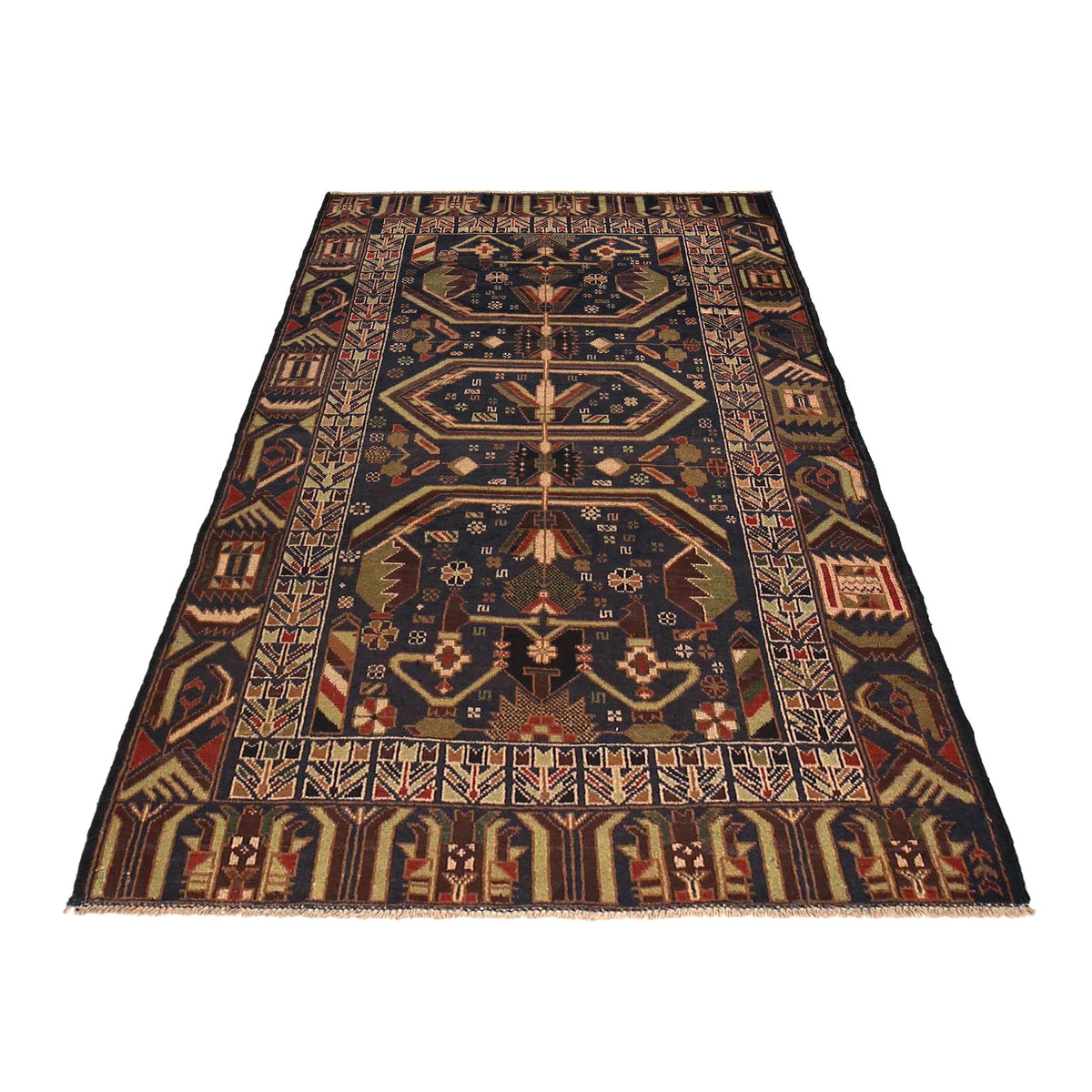 Buy Handmade 4x6 ft Afghan Baluchi Rugs for Home Lahore.