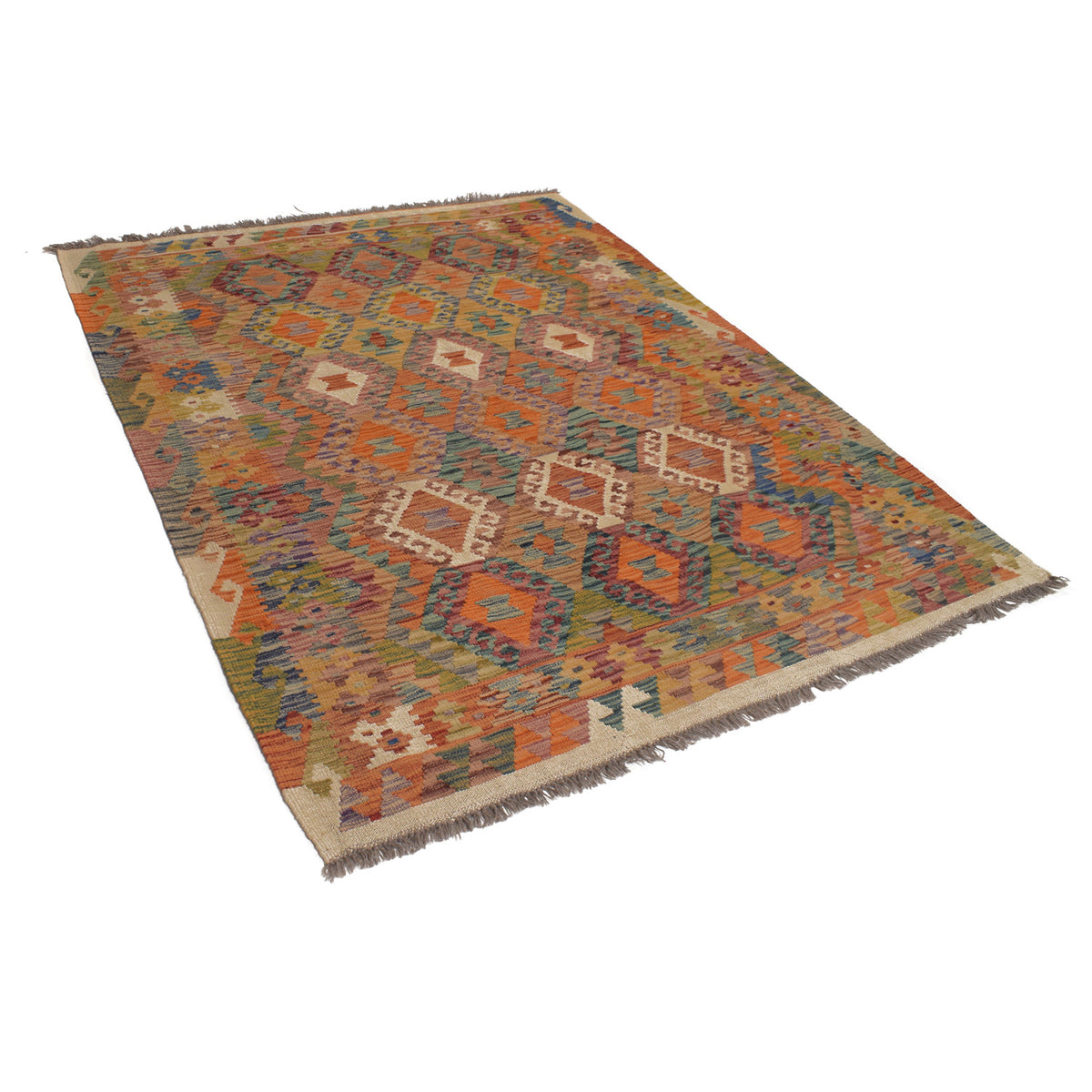 Authentic Handmade Turkish design Chobi Kilim on sale.