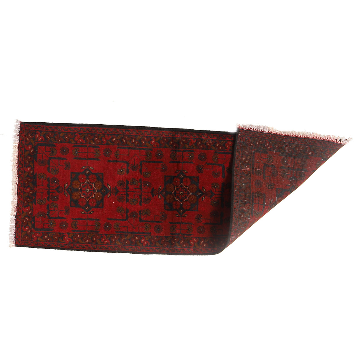 Buy Red Color Handmade Khal Mohammadi Carpet on sale.
